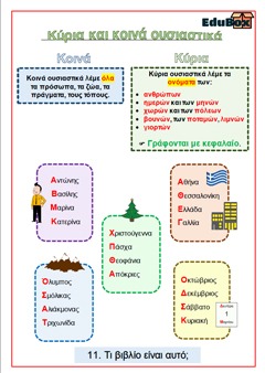 11. ΤΙ ΒΙΒΛΙΟ ΕΙΝΑΙ ΑΥΤΟ; | ΓΛΩΣΣΑ | Β' ΤΑΞΗ